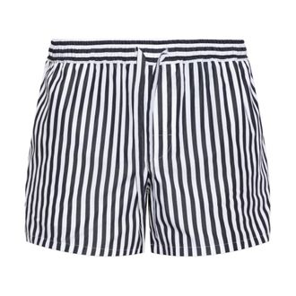 Dolce & Gabbana Homme, Shorts, Noir, Taille: M Cotton Striped Shorts