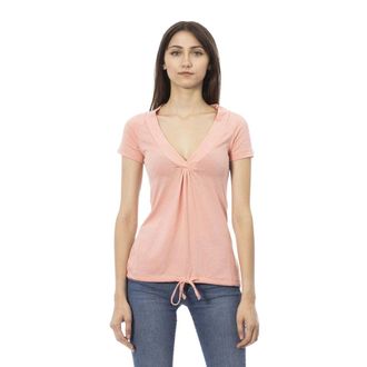 Trussardi Femme, Tops, Rose, Taille: 42 FR Hauts & T-shirt en Coton Rose