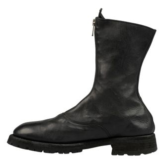 Guidi Homme, Chaussures, Noir, Taille: 45 EU Front Zip Army Bottes