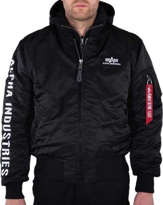 Alpha Industries Alpha Industries MA-1 D-Tec SE Bomberjacke für Herren Black/White