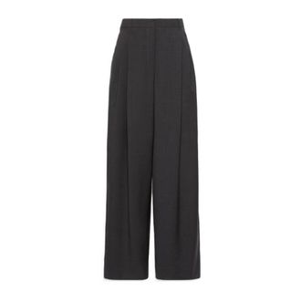 Max Mara Smmtaro Palazzo Hose - - Trousers - Damen - Grau - L