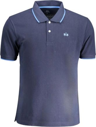 La Martina Polo Manches Courtes - Homme - Tops - Bleu - Taille: XL