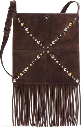 Valentino Garavani Small Nellc&ocirc;te Fringes-detail Shoulder Bag