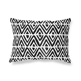 Bonamaison Le Jardin du Lin Kissen Zierkissenbezug Zufälliges Muster Kissenbezug, Weich Bequem, Für Zuhause Autos Büro Sofa Wohnzimmer Couch Schlafzimmer Dekor, 