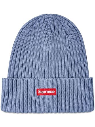 SUPREME bonnet en maille nervurée - Bleu