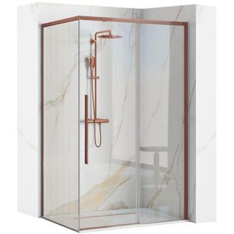 Rea cabine de douche solar 90X120 brush copper