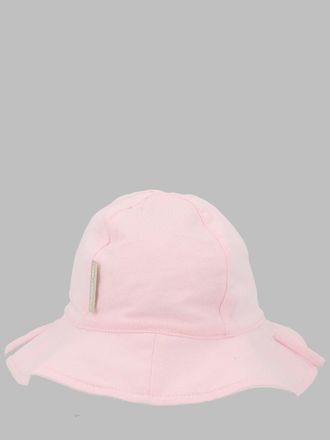 Karl Lagerfeld Z31190K_475 Reversible Cotton Bucket Hat - Pink