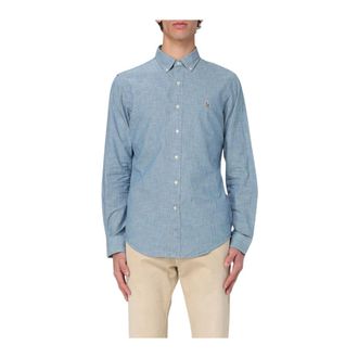 Polo Ralph Lauren Homme, Chemises, Bleu, Taille: L Chemise Chambray