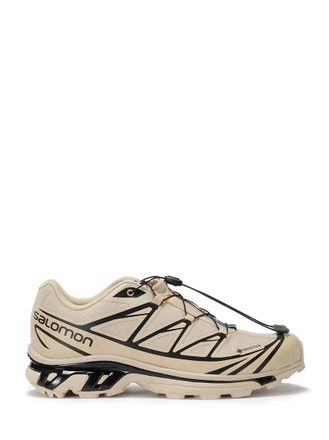 Salomon Low-Top Sneaker - Beige Textile Sneakers - Gr. 10_5 - in Beige - f&uuml;r Damen