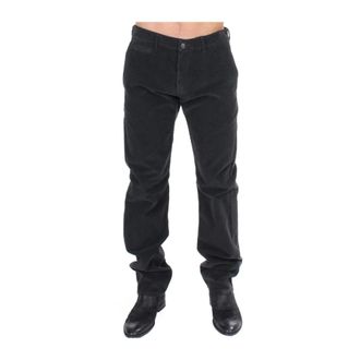 Gianfranco Ferre Cord Cordhose mit gerader Passform aus Baumwolle - - Trousers - Herren - Schwarzk - M