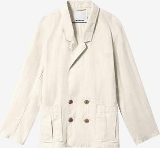 Isabel Marant Veste Yhann - Homme - &Eacute;cru - Taille 46 - Isabel Marant