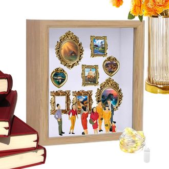 Generico Schattenbilderrahmen, Schattenmuseum, Schattenmuseum mit Pr&auml;sentationsrahmen, Einweihungsparty, Hochzeit, Abschlussfeier, Ruhestand, Reisen, Geburtsta