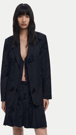 Desigual Sakko Flockarty 25WWEW19 Schwarz Regular Fit