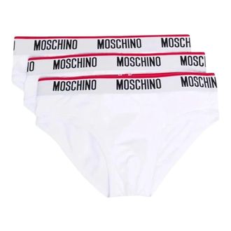 Moschino Cotton Stretch Slips 3er-Pack - - Underwear - Herren - Wei&szlig; - XS