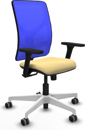 Piqueras y Crespo B&uuml;rostuhl, 8 Stunden, mit 3D-Armlehnen, h&ouml;henverstellbare Lendenwirbelst&uuml;tze, ausgestattet mit 3 Positionen und Schneideschaum, mit Rollen von 65 mm, 