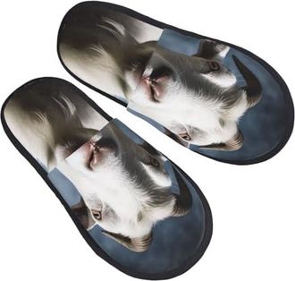 Generic Pantoufles Chèvre Anti Odeur Pantoufles En Coton Lavables Chaussons Pour Outdoor Unisex Hiver L