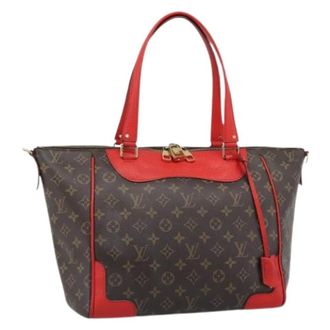 Louis Vuitton Sac Cabas Vintage Pr&eacute;-poss&eacute;d&eacute; - Femme - Pre-owned - Brun - Taille: ONE Size