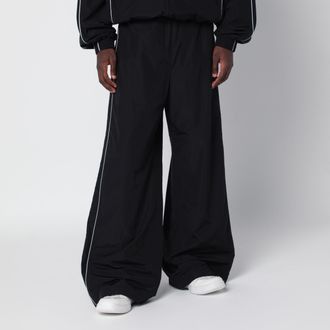 Balenciaga Black track trousers in cotton blend