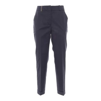 PESERICO Femme, Pantalons, Bleu, Taille: 44 FR Chinos