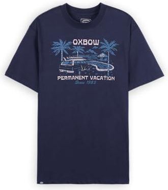 Oxbow Tee-shirt manches courtes ONTRIP Ete 2026 Manches courtes, Col rond, Motif sur lavant