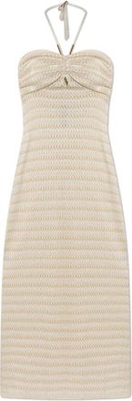 Melissa Odabash Femme, Robes, Jaune, Taille: 38 FR Mila Off-Shoulder Dress