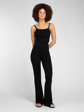 Omnes Thallo Flare Trousers in Black