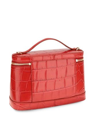 Jacquemus Croc-Effect Leather Top Handle Bag - Red