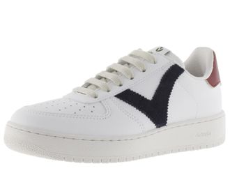 Victoria Low-Top Unisex Madrid Leder-Effekt & Kontrast-Farbigeteile 1258201 für Erwachsene Marino 45
