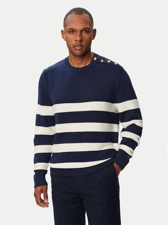 Tommy Hilfiger Pullover Breton MW0MW43502 Dunkelblau Regular Fit