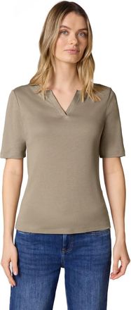 Street One Basic Shirt Light Terra Mocha 34