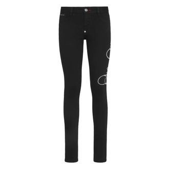 Philipp Plein Damen, Jeans, Schwarzk, W25Gr&ouml;&szlig;e