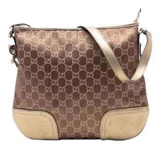 Gucci Pre-owned Canvas Umh&auml;ngetasche - - Pre-owned - Damen - Braun - ONE SIZE