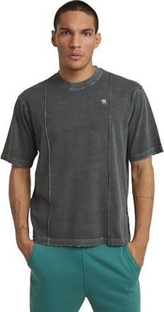 G-Star G-Star Homme T-Shirt Overdyed Destroyed Boxy, Gris (gs grey gd D24631-C756-C496), S