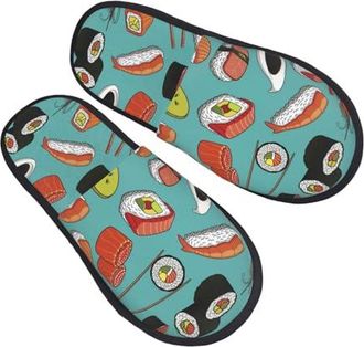 Generic Pantoufle Maison Motif Sushi Kawaii Style Japonais Chaussons Maison Portative Hiver Pantoufles Confortable Chaudes Pantoufles Pour H&ocirc;tels Chambre Salo