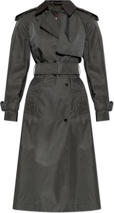 Burberry Femme, Manteaux, Vert, Taille: 36 FR Trench Manteaux