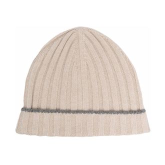 Brunello Cucinelli Beige H&uuml;te & M&uuml;tzen f&uuml;r M&auml;nner - - Accessories - Herren - Beige - 2XL