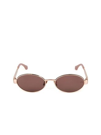 Ana Hickmann AH3341 Metal Frame Sunglasses - Gold