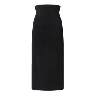 Pinko Pera Gonna Double Armoure Stretch - - Skirts - Damen - Schwarzk - M