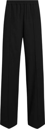 Dolce & Gabbana Femme, Pantalons, Noir, Taille: 40 FR Pantalon &agrave; taille &eacute;lastique