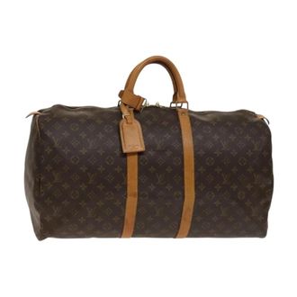Louis Vuitton unisex, Pre-owned, Brun, Taille: ONE Size Sac de voyage Vintage en toile Monogram Pre-owned