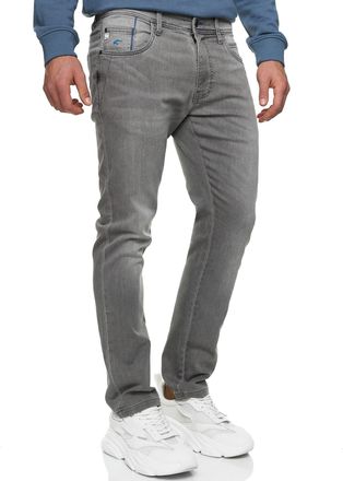 Indicode Herren INCoil Jeanshose aus 77% Baumwolle Super-Stretch | Denim Herrenjeans Vintage Grey, 34/30