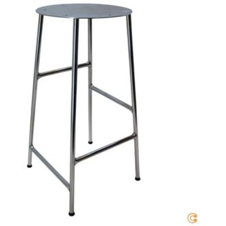HAY [NEUWERTIG] B-Ware Hay Gestell Ohne Sitz Rahmen F&uuml;r Cornet Barhocker 65 Cm Stahl Chrom Verchromt