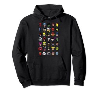 MARVEL Comics Character Heads Pullover Hoodie