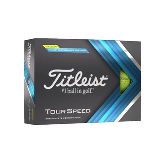 Titleist Tour Speed Golfbälle, Erwachsene, Unisex, Gelb, Einheitsgröße
