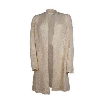 Alpha Studio Femme, Pulls, Beige, Taille: 40 FR Robe Cardigan