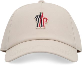 Moncler Womens Baseball Cap Cream Cotton Hat