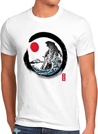 style3 Inked Gojira T-Shirt Homme Nippon Tokyo Japon Gojira Kaiju, Taille:XXL