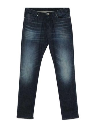 Emporio Armani Jean Droit - Bleu