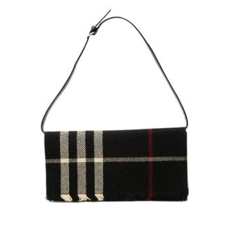 Burberry Pre-owned Umh&auml;ngetasche aus Wolle - - Pre-owned - Damen - Schwarzk - ONE SIZE