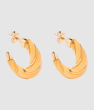 Aur&eacute;lie Bidermann Boucles doreilles Diana Jaune